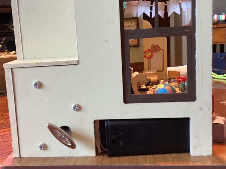 Miniature School Room Completed Lighted W Musicbox - Etsy