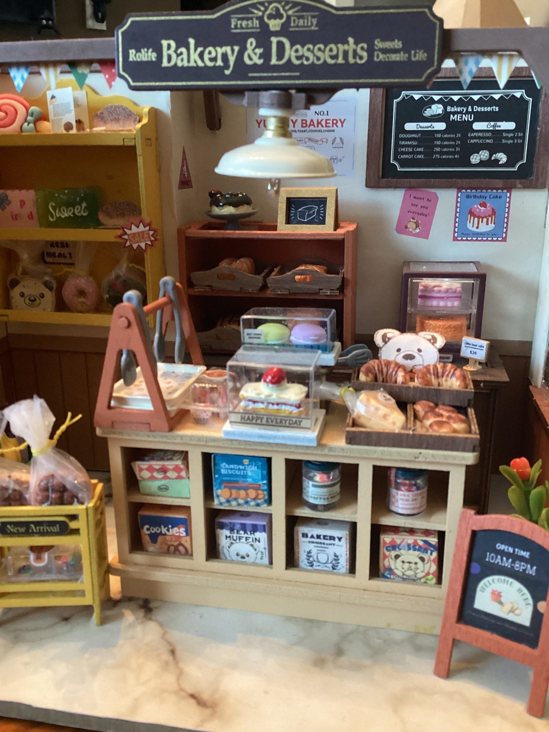 Miniature Room Bakery OOAK Handmade Completed Dollhouse - Etsy