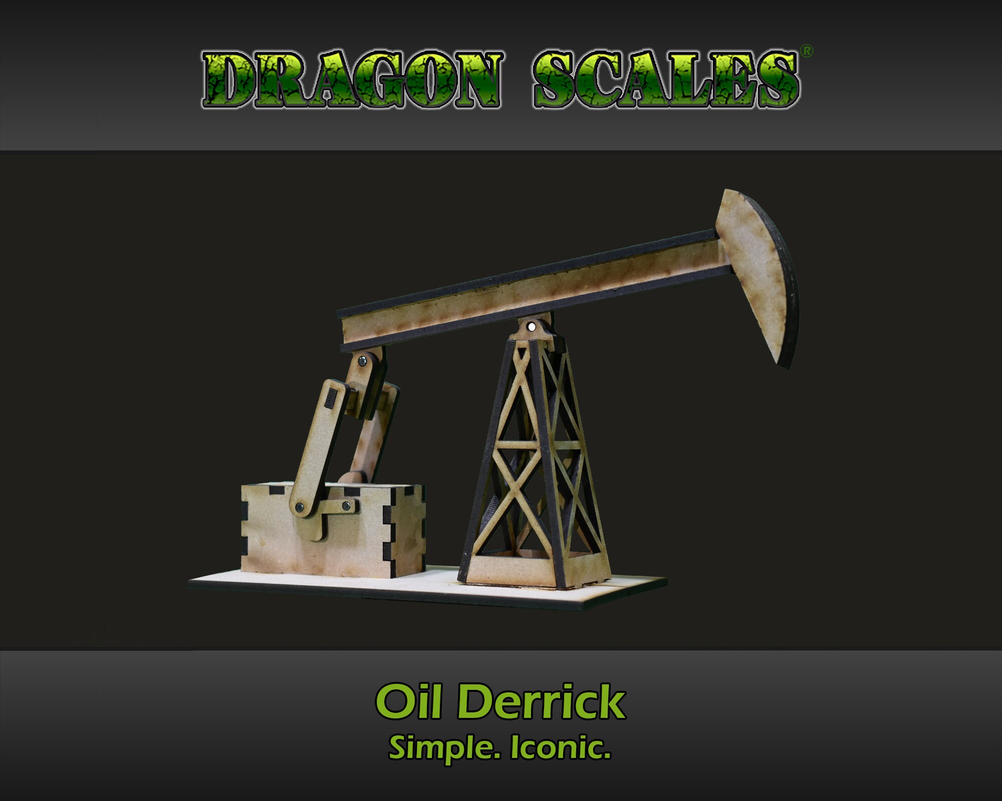 Modern Oil Derrick