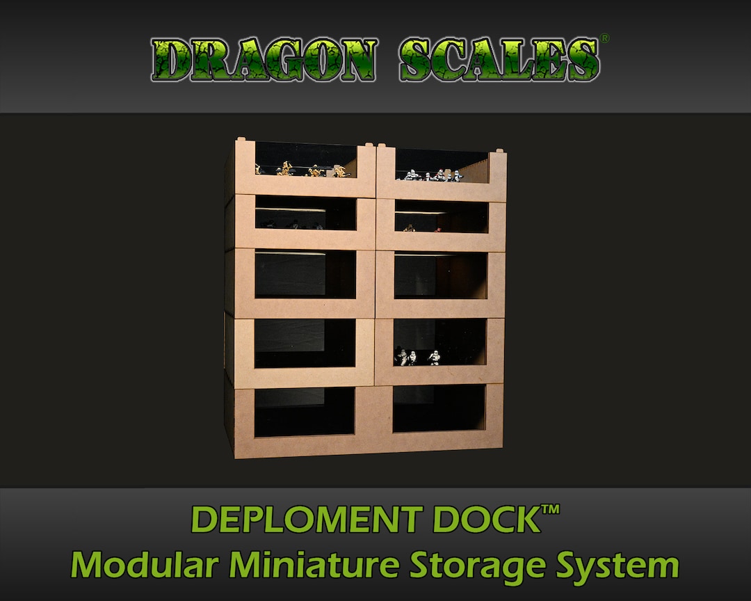 Miniature Storage System - Medium Size - Stackable - Modular for Use ...