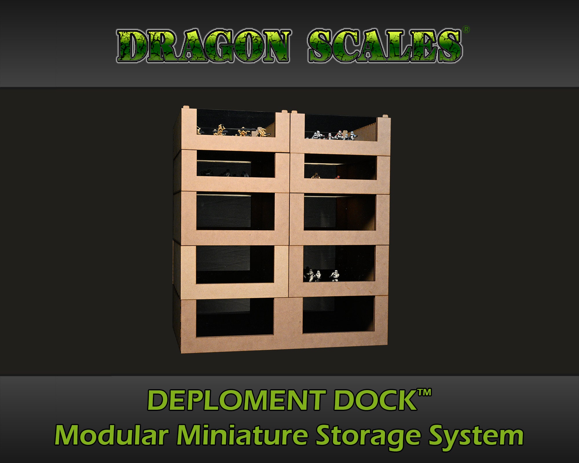 Miniature Storage System Medium Size Stackable Modular - Etsy