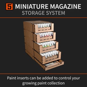 Miniature Magazine Storage System - Stackable - Modular for Use With ...