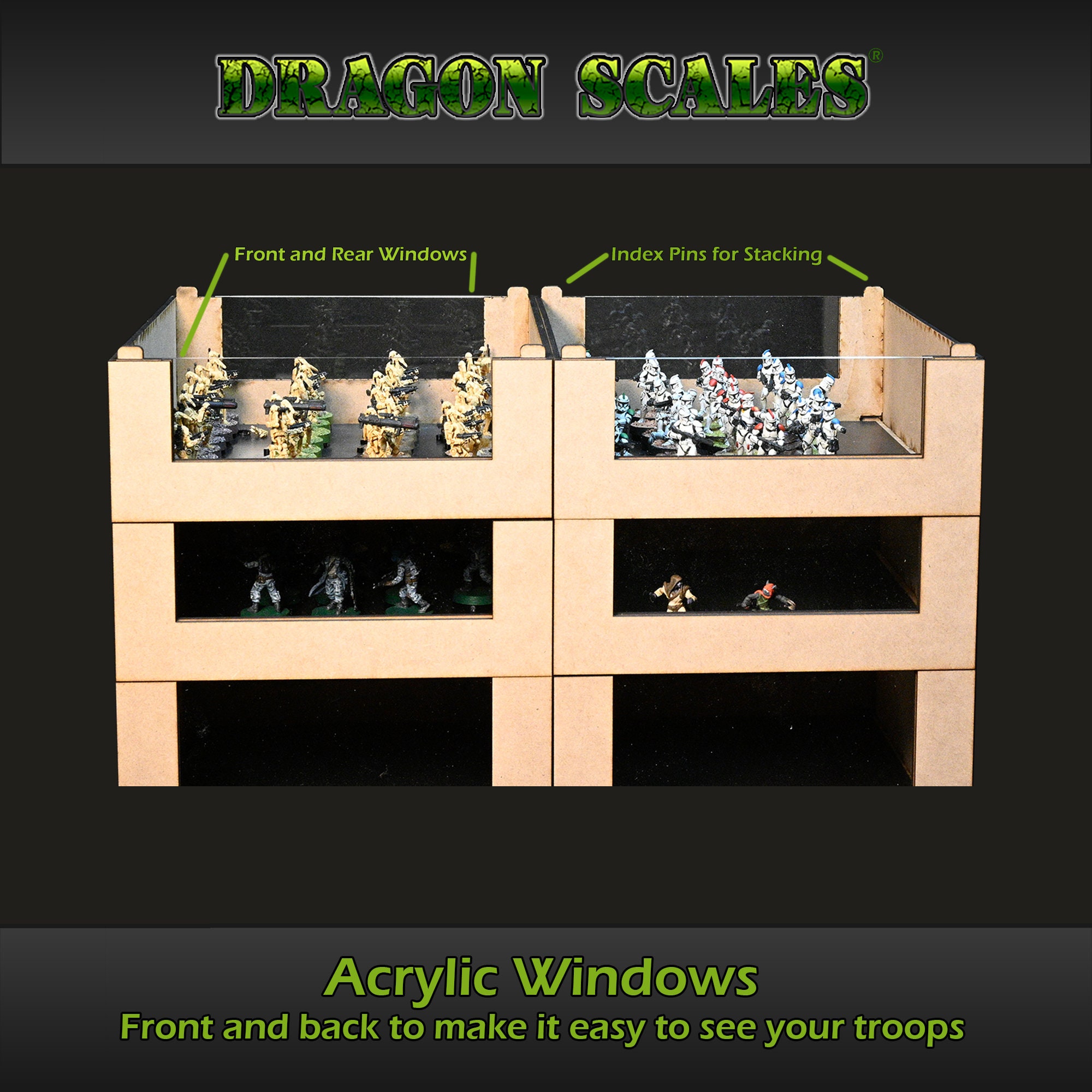 Miniature Storage System Medium Size Stackable Modular - Etsy