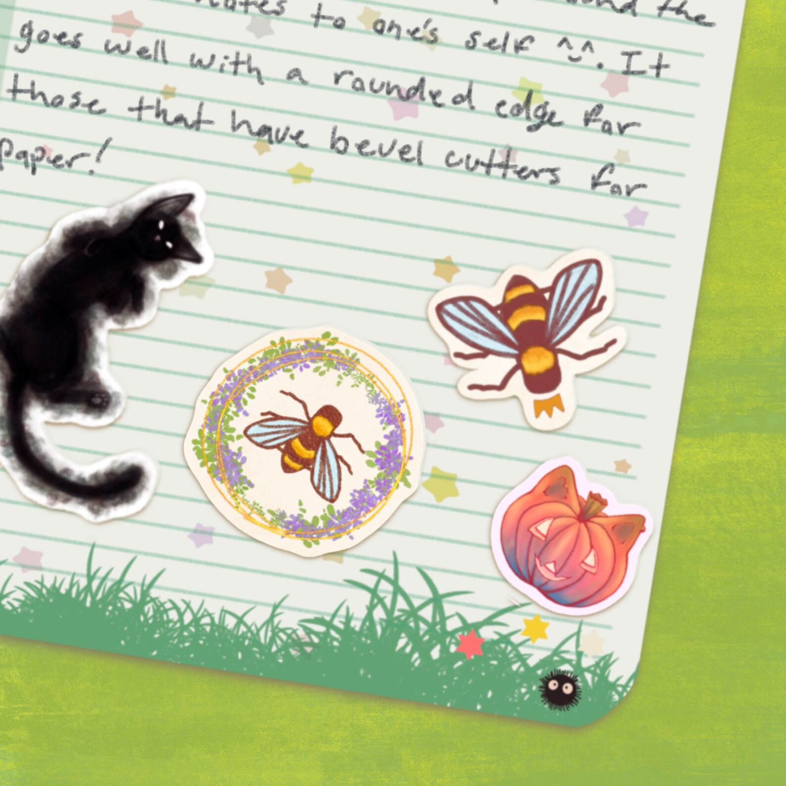 Printable Studio Ghibli Style Lined Writing Stationery Paper Set ...