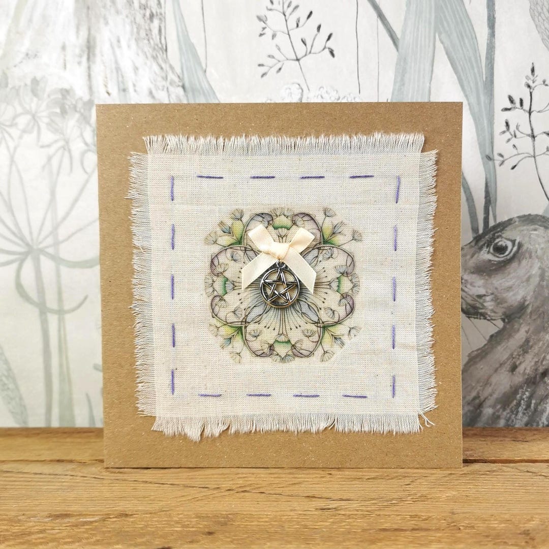 Pagan Sympathy Forget Me Not Bereavement Card - Etsy
