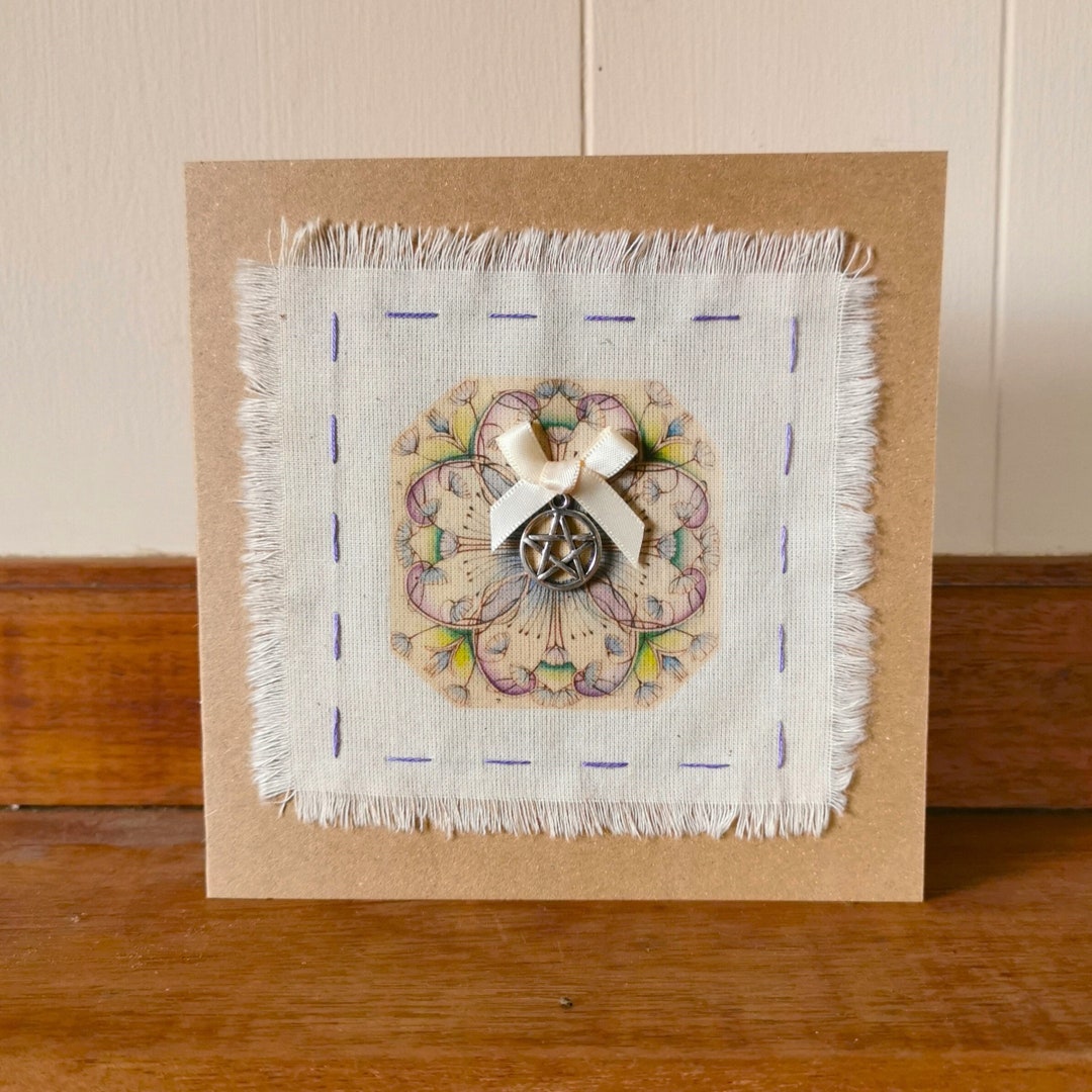 Pagan Sympathy Forget Me Not Bereavement Card - Etsy