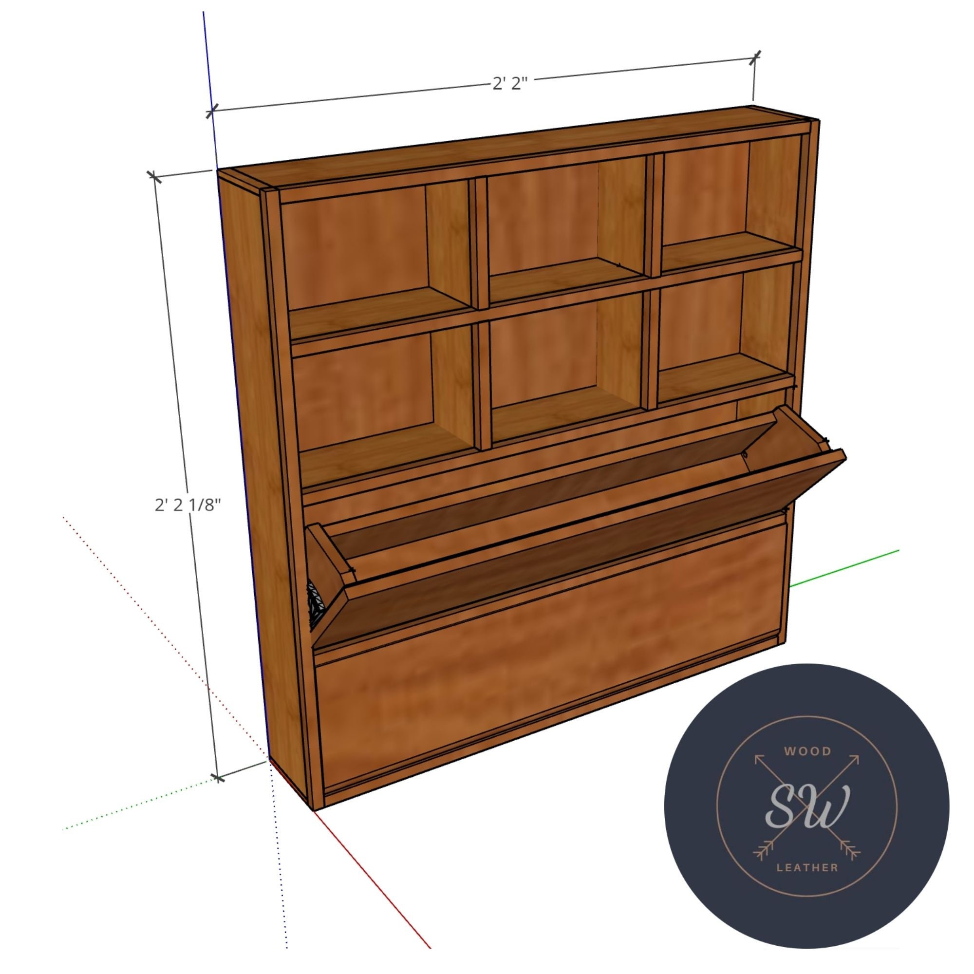 Cabinet Build With Flip Out Drawers Build Plans - Etsy