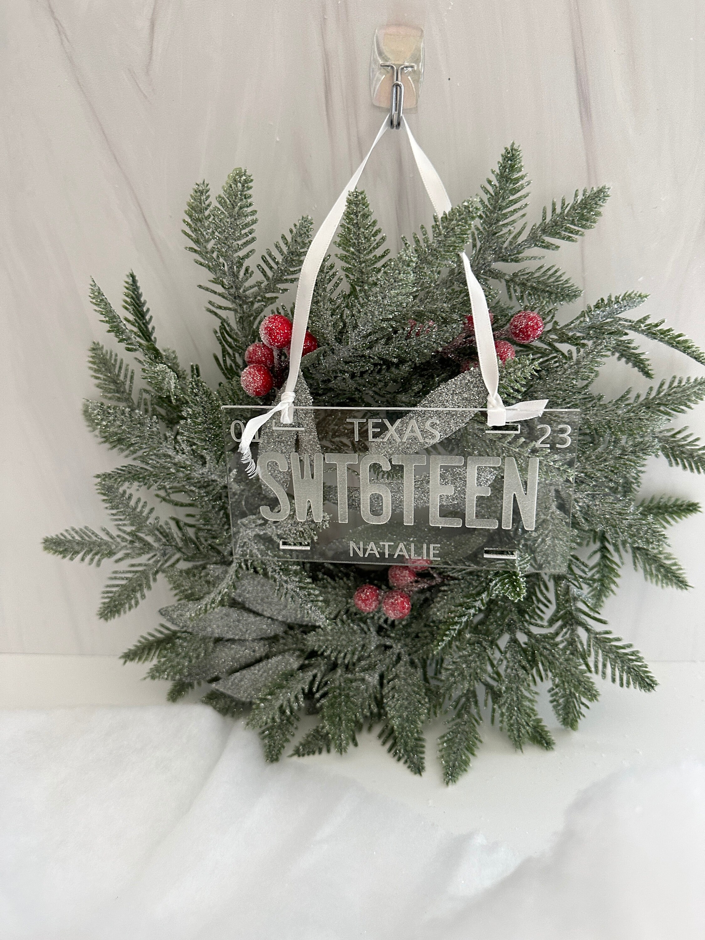 Personalized New Driver License Plate Ornament: Sweet 16 Gift - Etsy