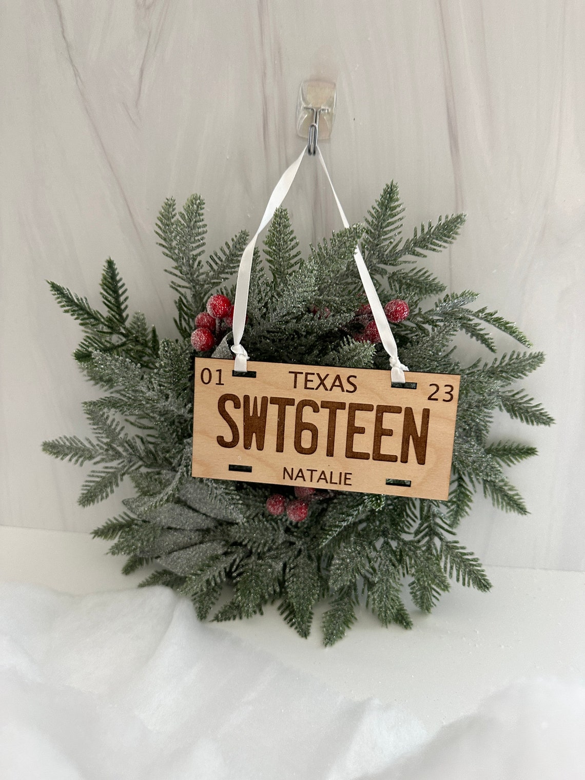 Personalized New Driver License Plate Ornament: Sweet 16 Gift - Etsy
