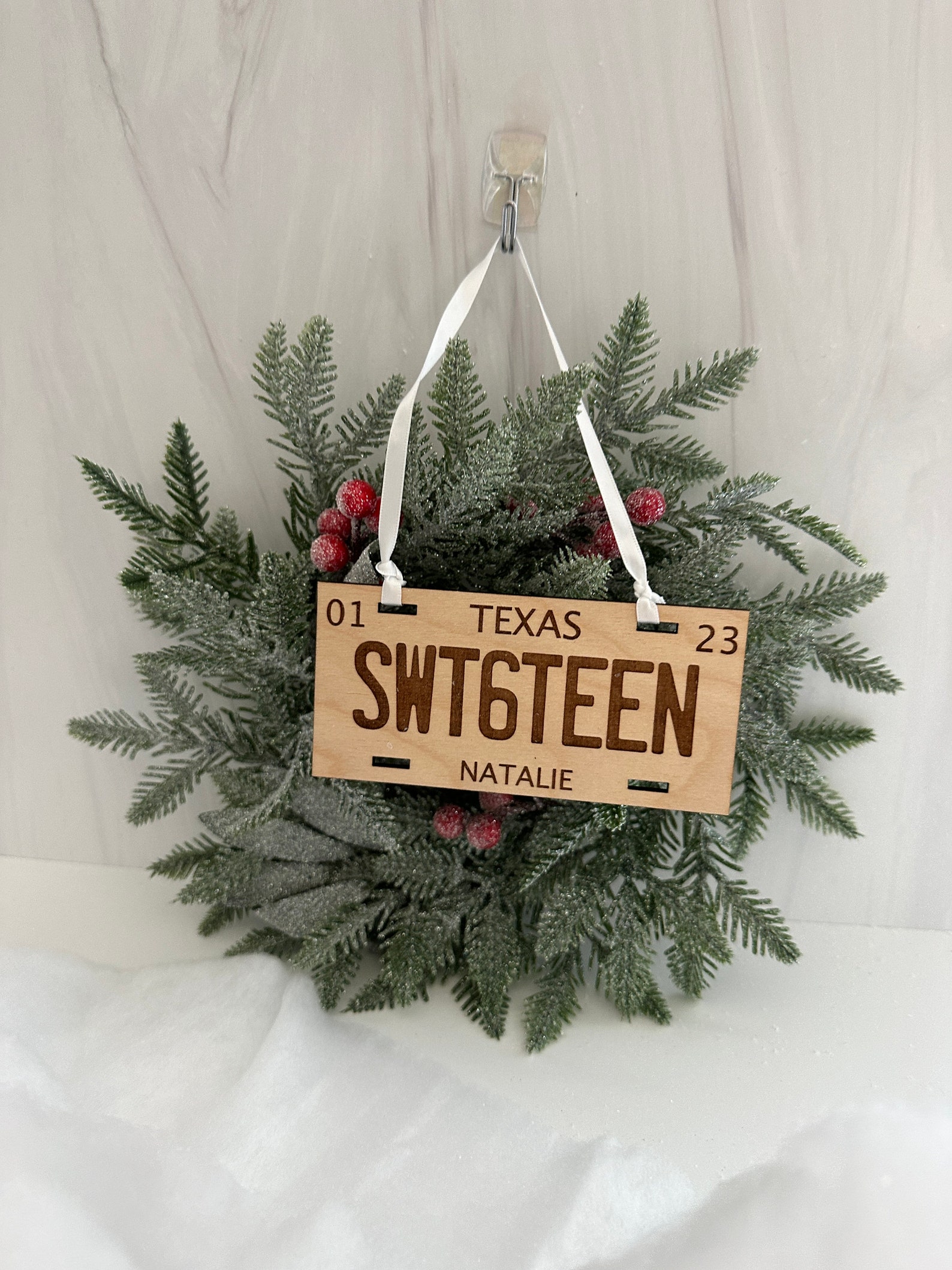 Personalized New Driver License Plate Ornament: Sweet 16 Gift - Etsy