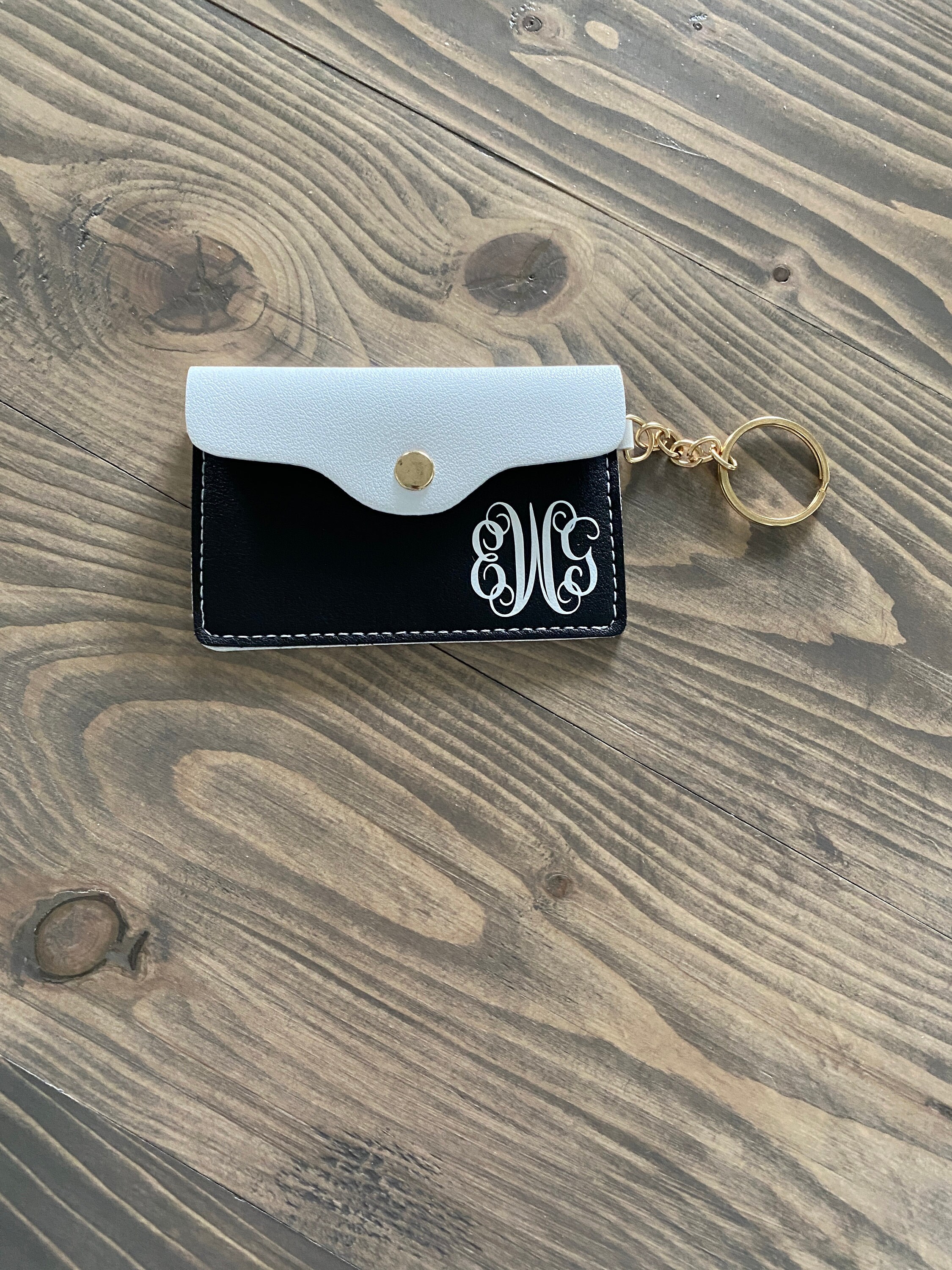 Custom Card Holder Personalized Business Card Key Chain | Etsy