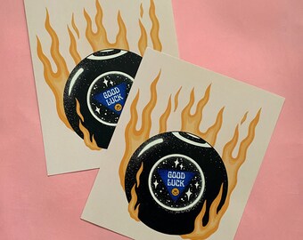Magic 8 Ball Poster - Etsy
