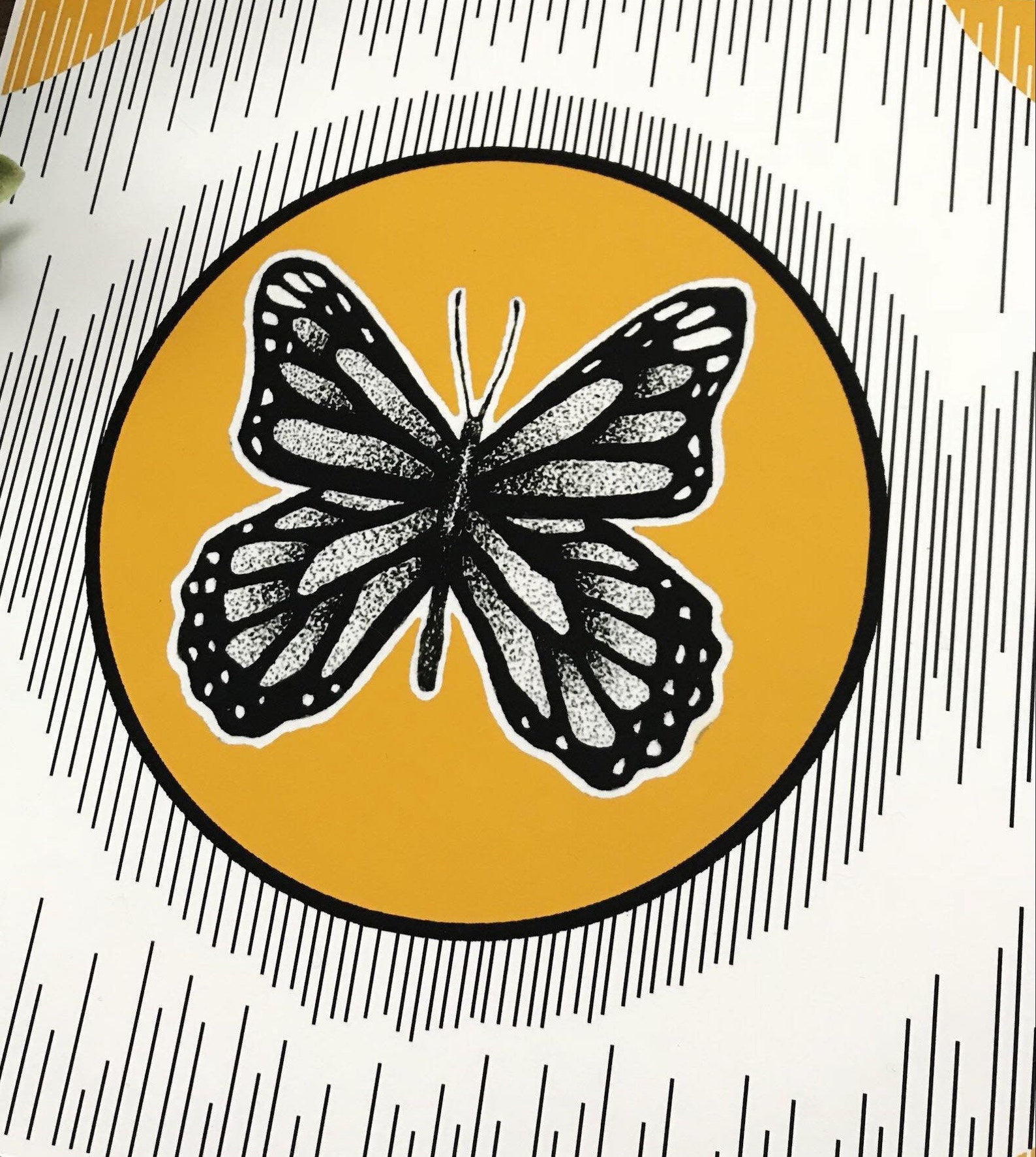 Monarch Print Butterfly Art Print Abstract Wall Art - Etsy