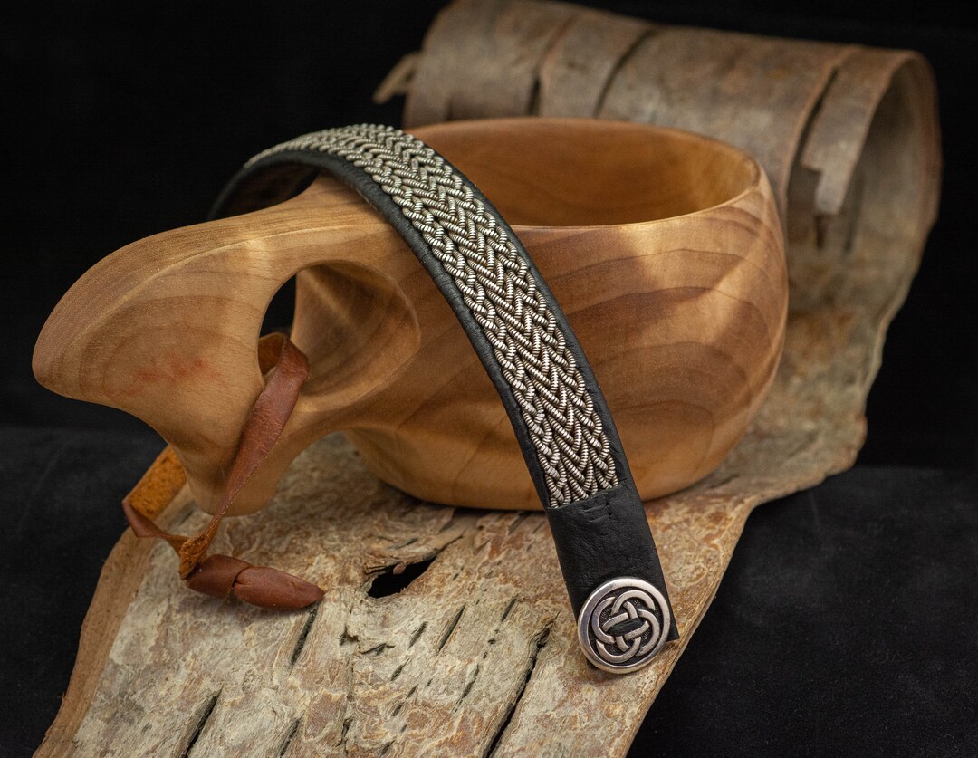 CELTIC FOXTAIL // Sami Inspired / Oxidized Pewter Braided Silver ...