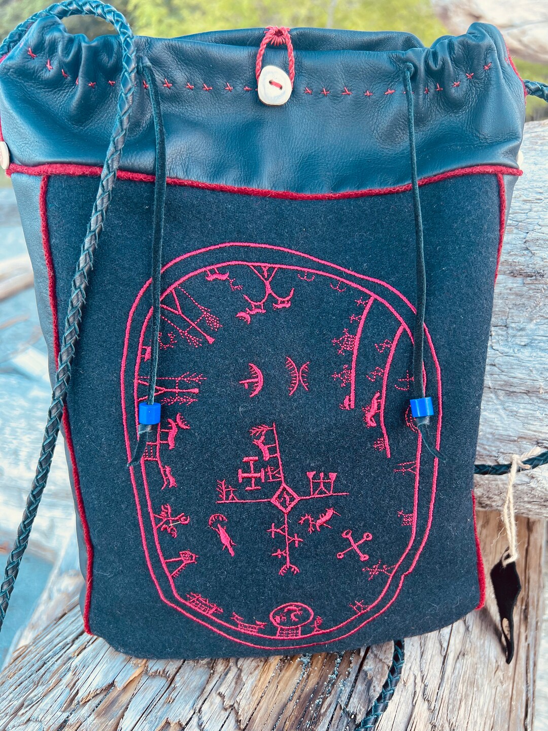 Sami Drum # 8 // Shaman Drum Sami Craft / Sami Bag / Sami Purse / Sami ...
