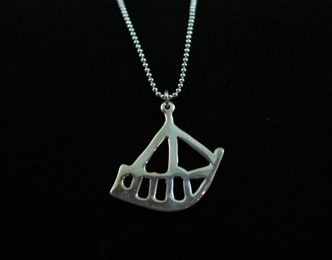 Saami "boat" Pendant / Sterling Silver / Swedish Nordic Symbols ...