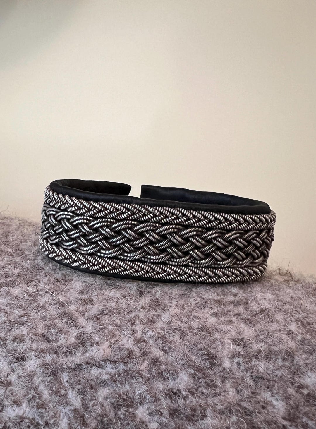 URUZ WITH FOXTAIL // Reindeer Leather // Sami Made // Nordic ...