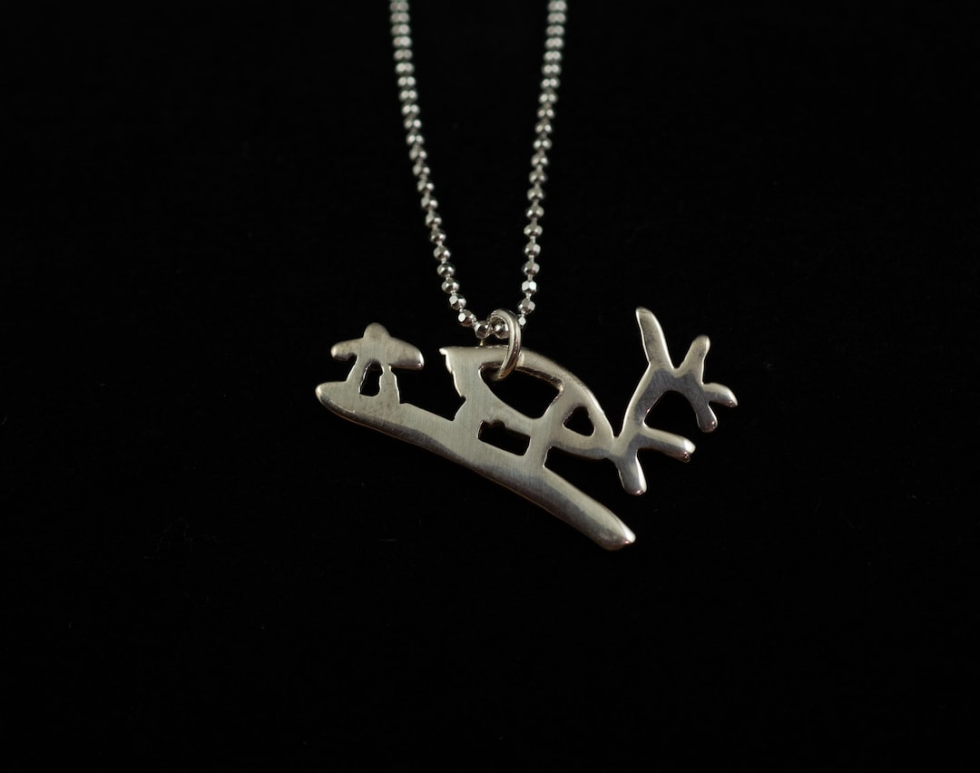 REINDEER // Sami Lapland Reindeer Pendant // Sterling Silver / Sami ...