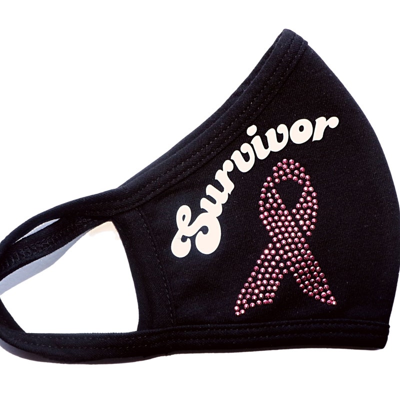 Breast Cancer Mask - Etsy