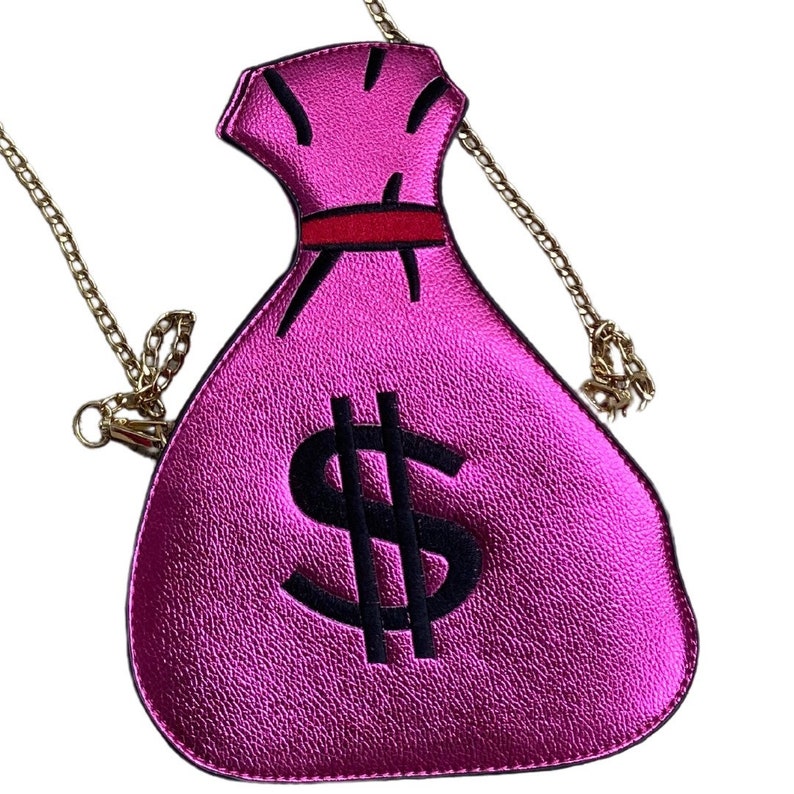 Hot Pink Money Bag - Etsy
