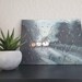 Original 12x9 Acrylic Painting on Canvas Board - Rainy Night Drive - Etsy