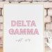 Delta Gamma Electric Sorority Printable Art Print, DG Sorority Wall ...