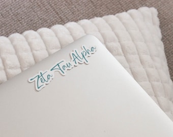 ZTA Zeta Tau Alpha Crest Sticker - Etsy