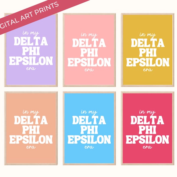Delta Phi Epsilon - Etsy