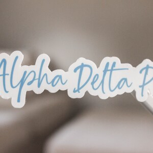 Alpha Delta Pi Laptop Stickers, Adpi Sorority Decal, Bid Day - Etsy