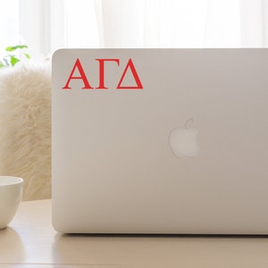 Alpha Gamma Delta Sorority Car Decal, Alpha Gam Laptop Sticker ...