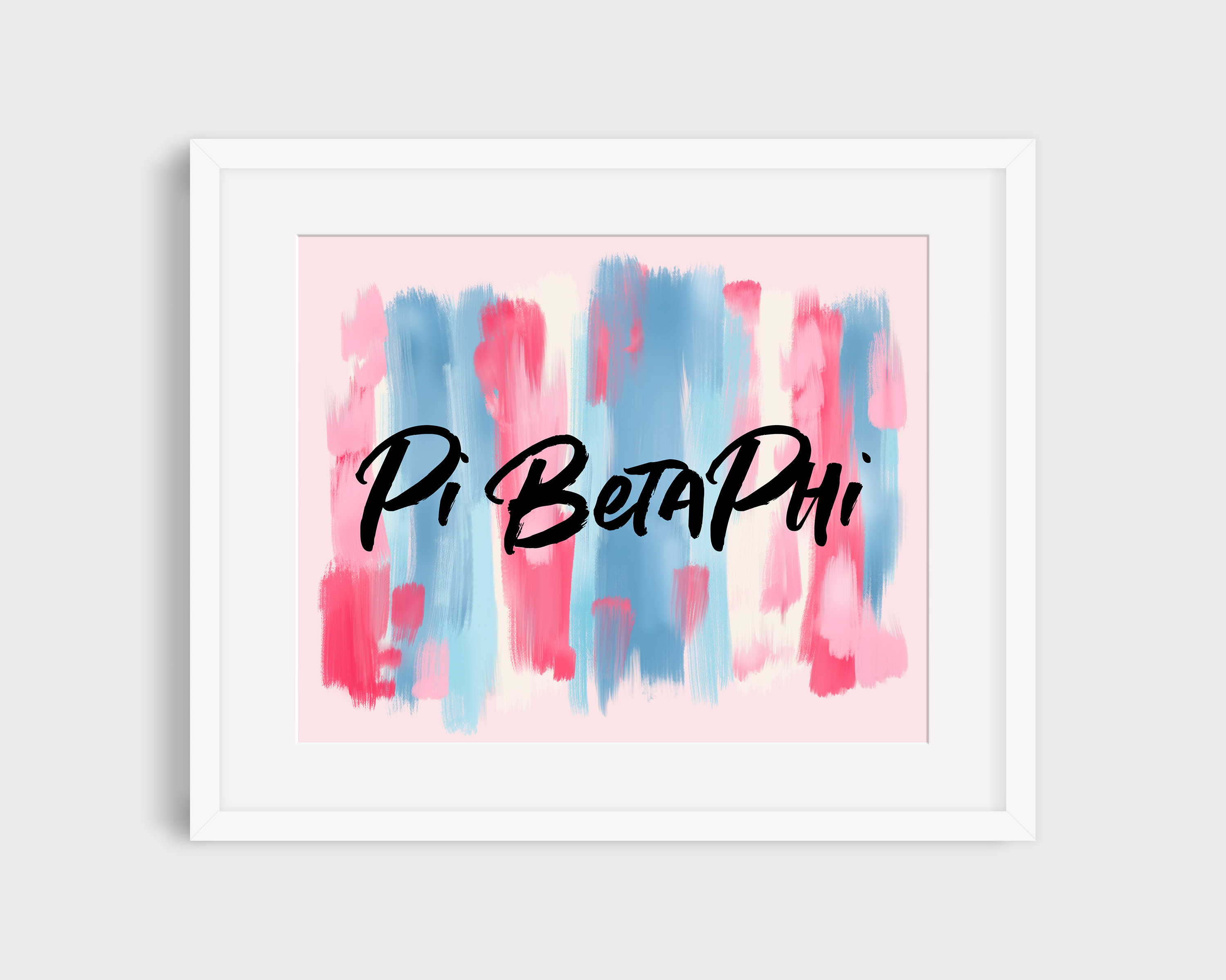 Pi Beta Phi Sorority Printable Art Print, Pi Phi Sorority Wall Decor ...