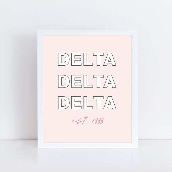 Tri Delta - Etsy