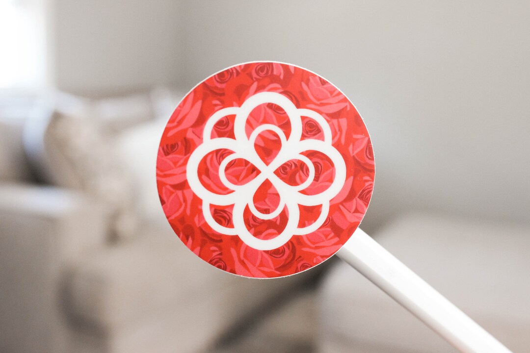 Alpha Omicron Pi Infinity Rose Sticker, AOII Sorority Decal, Bid Day - Etsy
