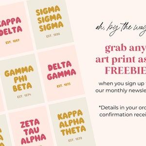 Delta Gamma Sorority Printable Art Print DG Sorority Wall - Etsy