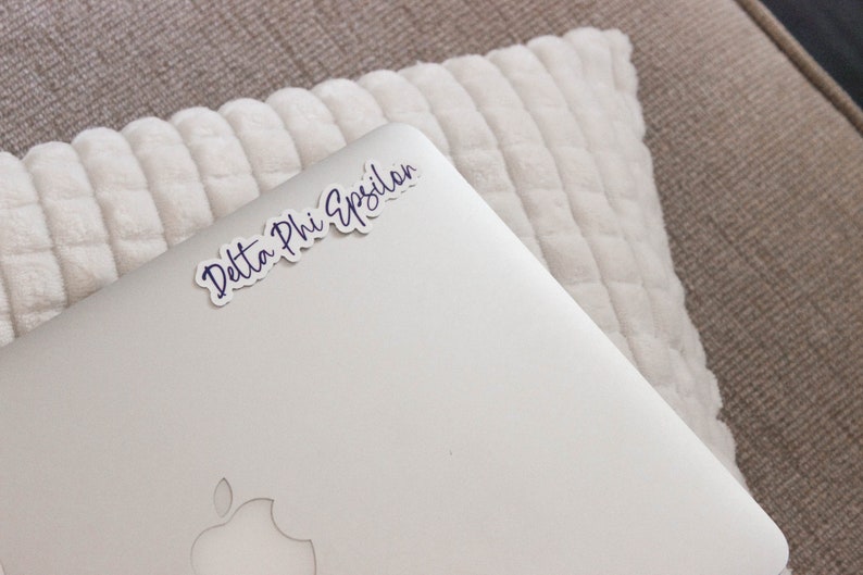 Delta Phi Epsilon Laptop Sticker Dphie Sorority Decal Bid - Etsy
