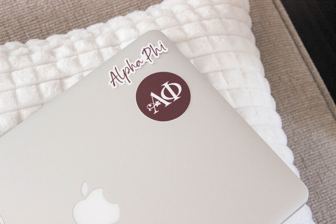 Alpha Phi Laptop Stickers, A Phi Sorority Decal, Bid Day - Etsy