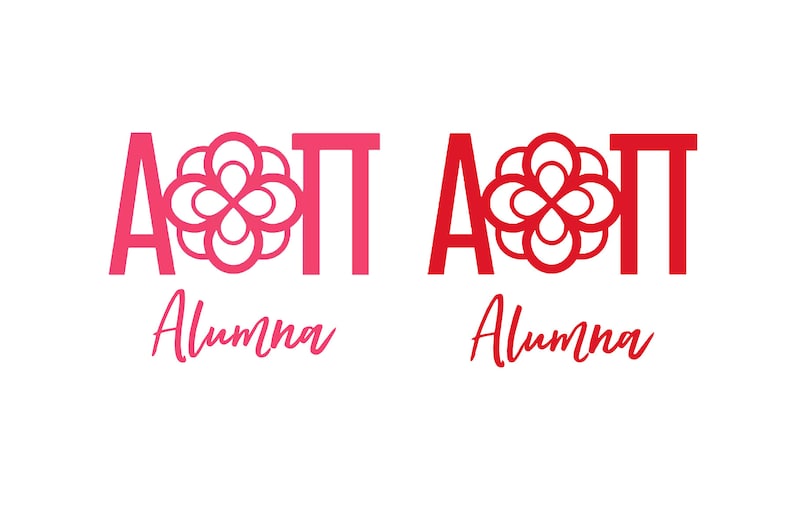 Alpha Omicron Pi Alumna Decal AOII Sorority Laptop Sticker | Etsy