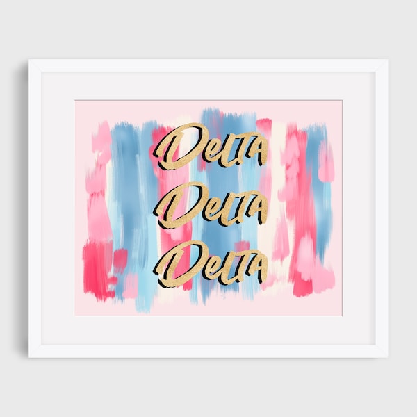 Tri Delta - Etsy