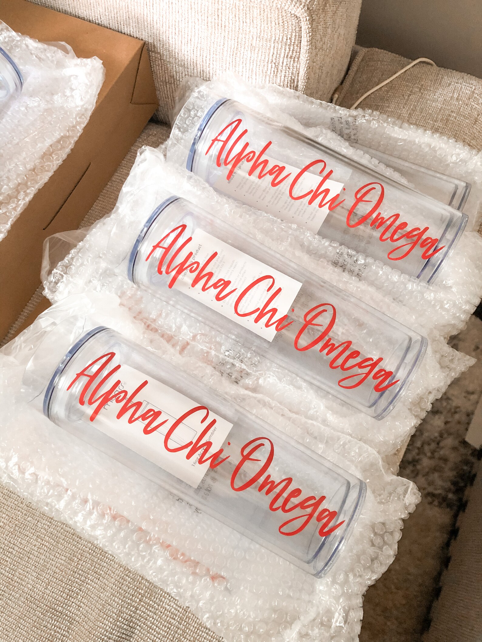 Alpha Chi Omega Tumbler, AXO Sorority Cup, Water Bottle Gift - Etsy