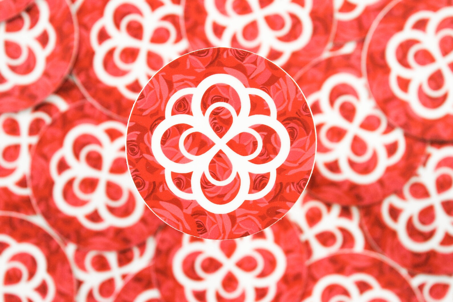Alpha Omicron Pi Infinity Rose Sticker, AOII Sorority Decal, Bid Day - Etsy