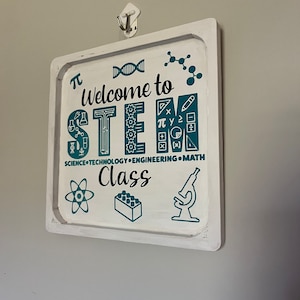 STEM Class Classroom Sign - Etsy