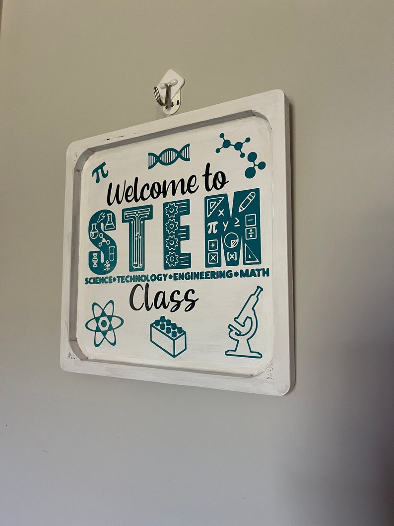 STEM Class Classroom Sign - Etsy