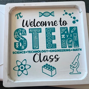 STEM Class Classroom Sign - Etsy