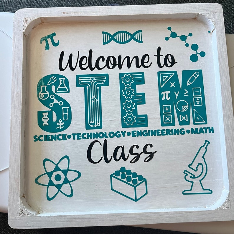 STEM Class Classroom Sign - Etsy