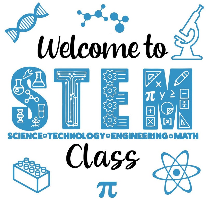 STEM Class Classroom Sign - Etsy