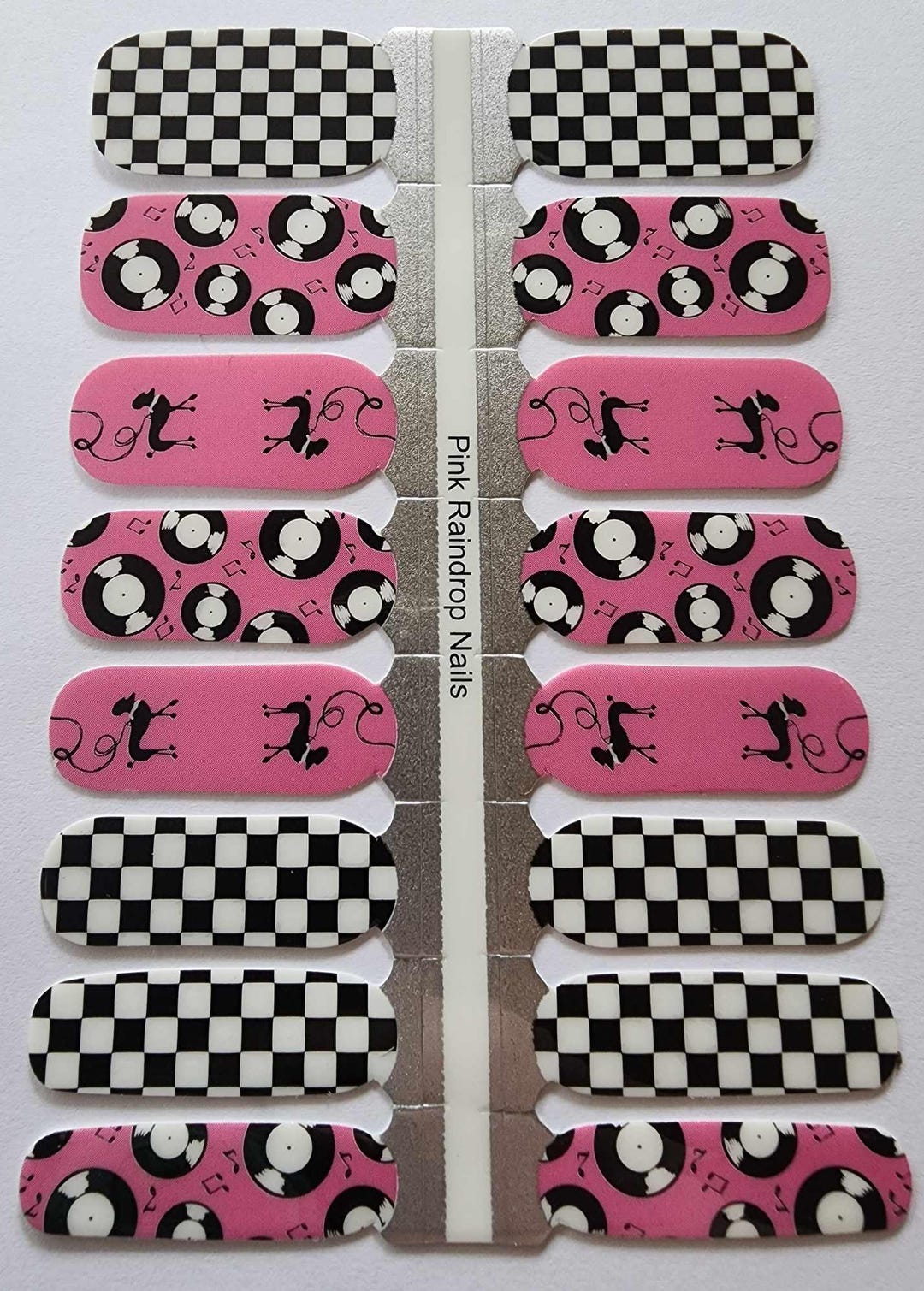 50's Fifties Themed Custom Nail Polish Strips - Etsy