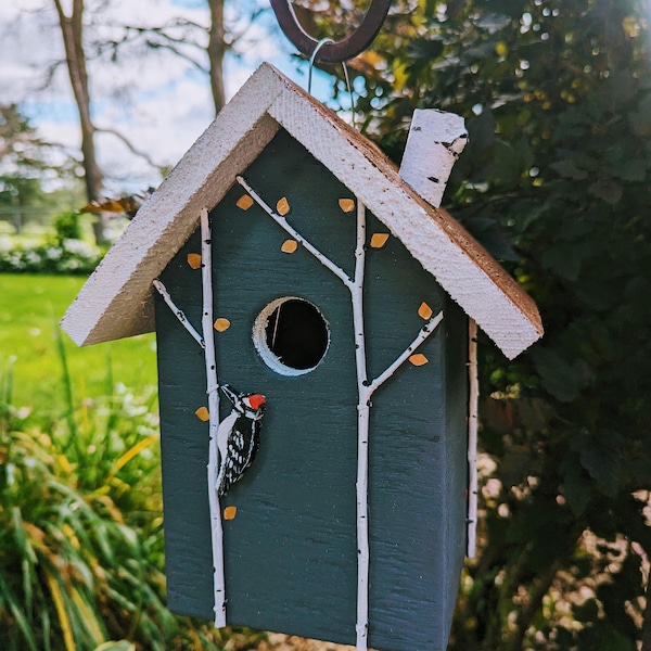 Wood Birdhouse - Etsy