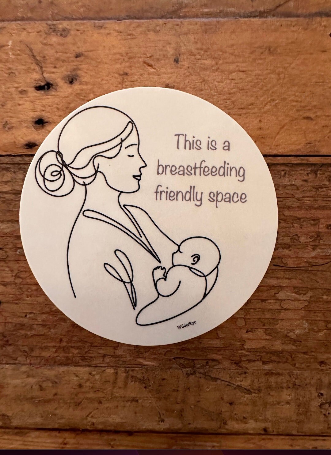 Breastfeeding Friendly Window Decal - Etsy