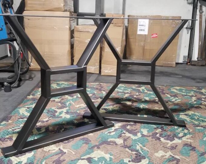 Metal Table Legs, Cool Metal Table Bases, Industrial, Farmhouse