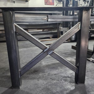 Farmhouse Table Base, Heavy Duty Metal Legs, Handmade in USA - Etsy